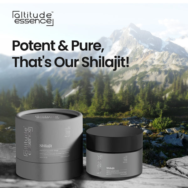 Pure Himalayan Shilajit Resin – Altitude Essence